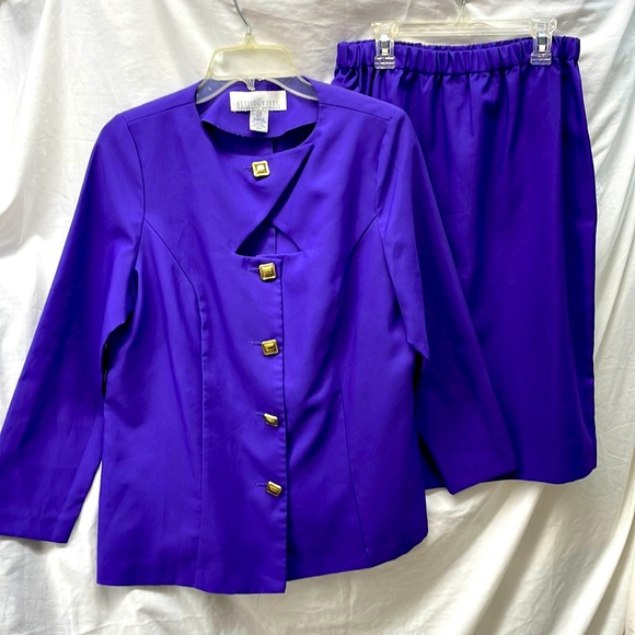 Allison Woods | Skirts | Allison Woods Vintage 2 Piece Peak A Boo Top ...